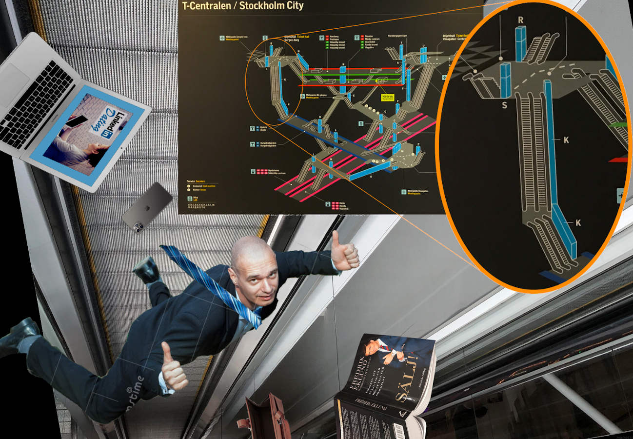 Rulltrappa för Stockholmaren som har lite extra bråttom! : r/sweden